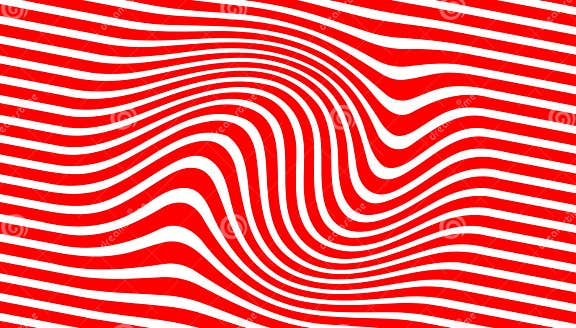 Red Wavy Line Pattern Abstract Background Stock Illustration ...