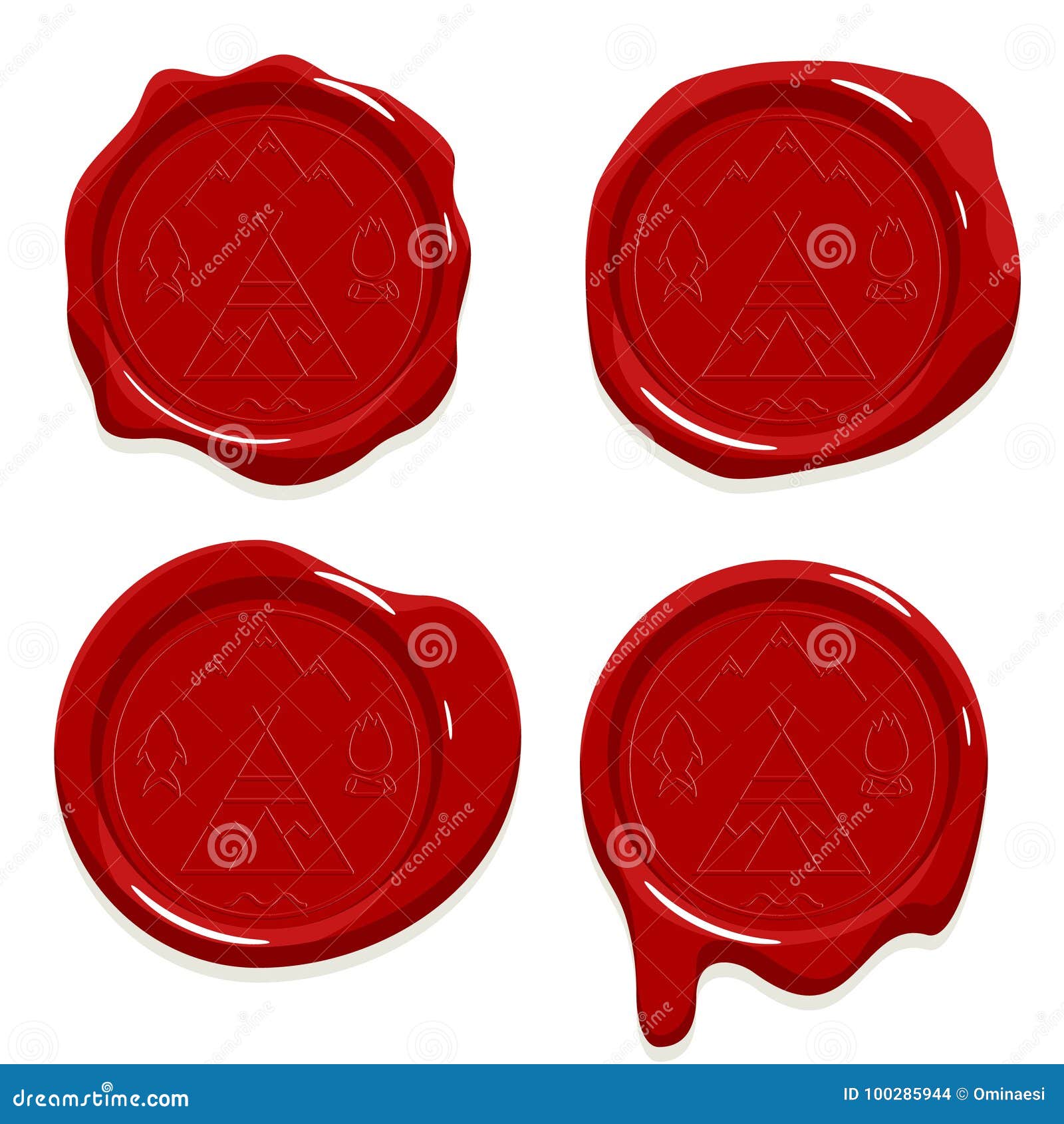 Red Wax Seal Stamp Sign Certificate Isolated Mockup Icons Stock Vector ... Red Wax Seal Stamp Sign Certificate Isolated Mockup Icons Stock Vector ...