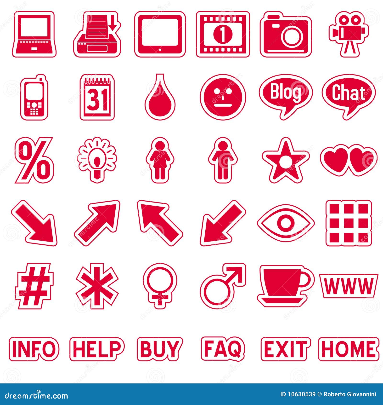 Stickers, Icons Of Park Elements, With Children And Animals Royalty ...