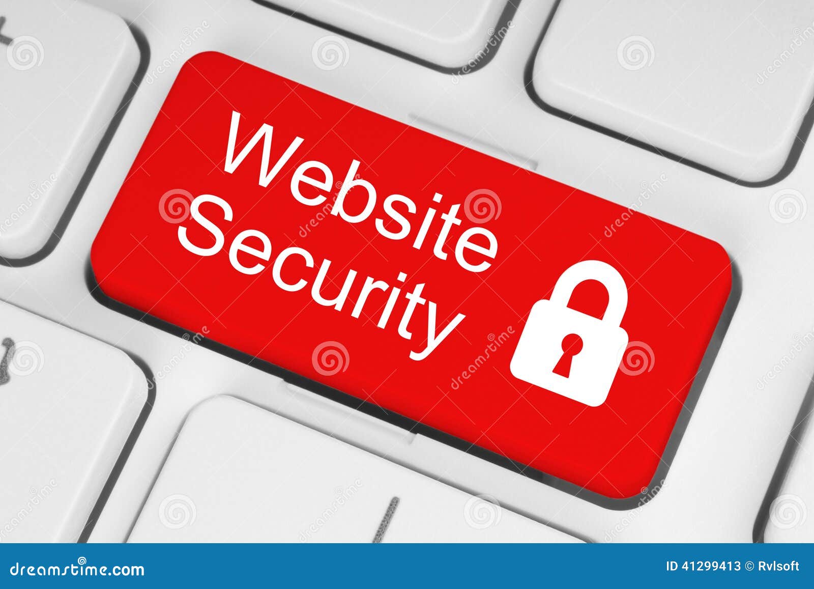Red Website Security Button Stock Image - Image of programm, background ...