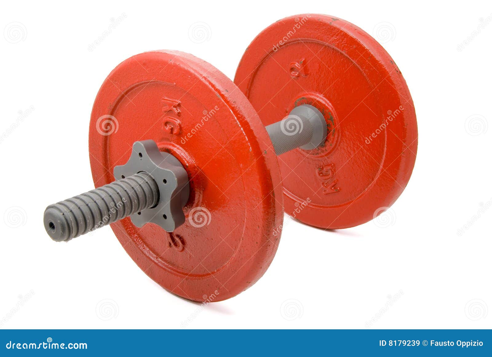 Red weights for fitness stock image. Image of weight, fitness - 8179239