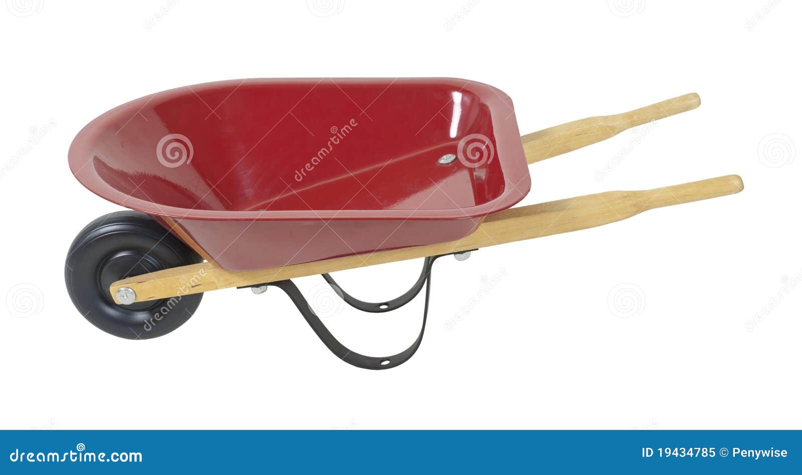 Red Wheelbarrow stock image. Image of move, wheel, tool - 19434785