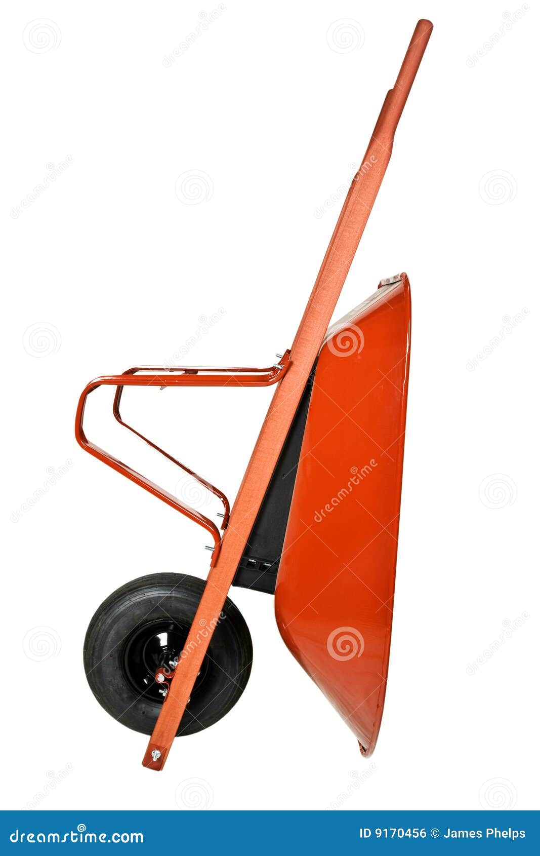 Red Wheelbarrow stock photo. Image of dirt, hauling, load - 9170456