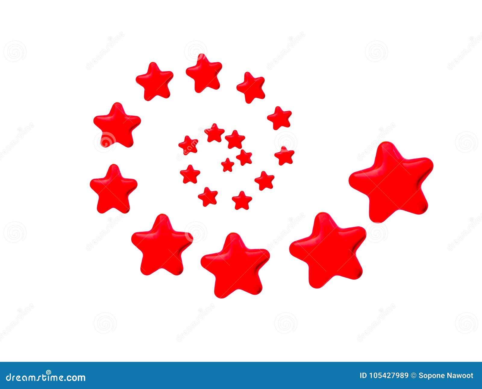 Red Whirling Stars stock illustration. Illustration of background ...