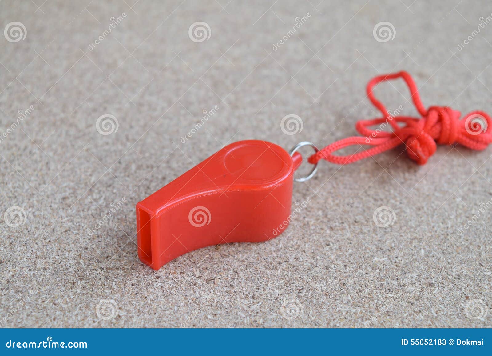Red whistle on the floor stock image. Image of coach - 55052183