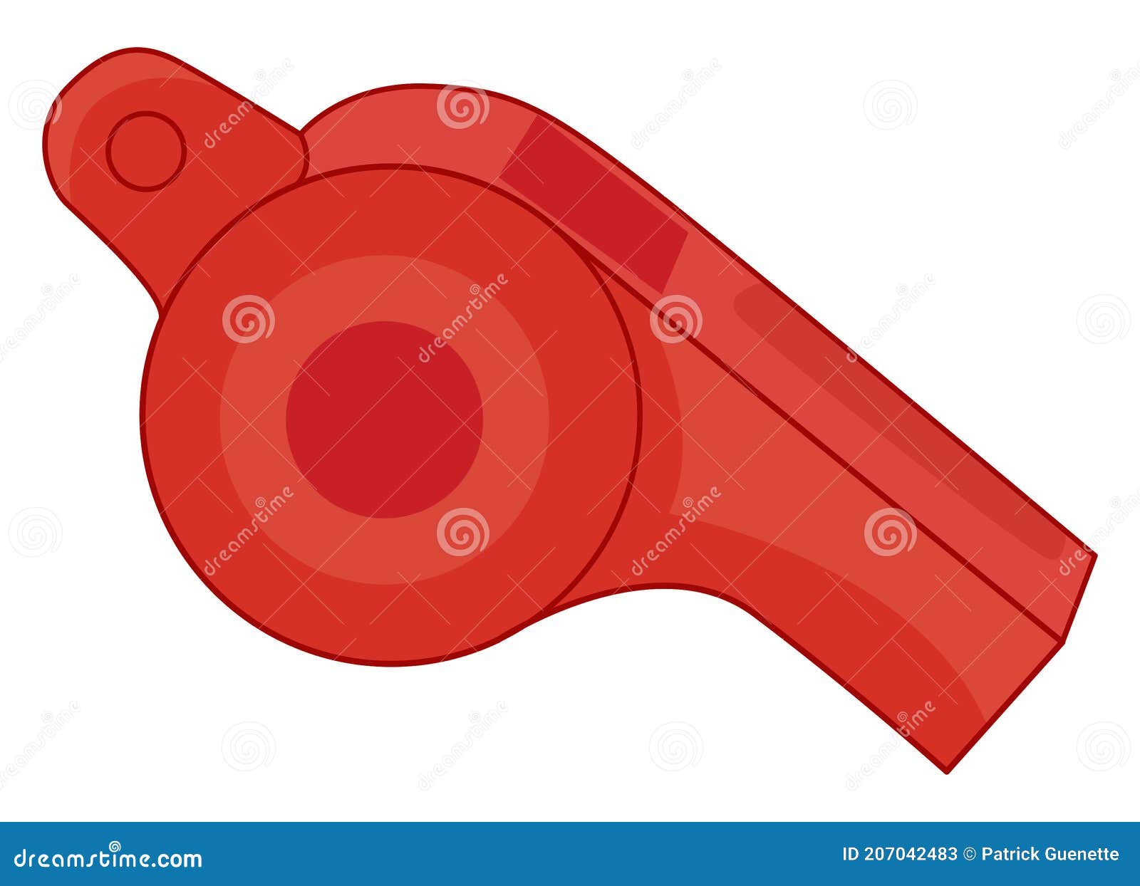 Red Whistles ,illustration, Vector Stock Vector - Illustration of ...