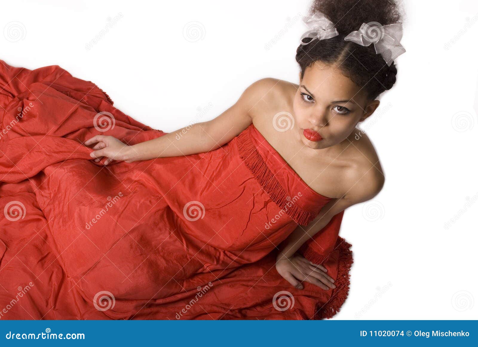 Red & White stock photo. Image of young, white, eyes - 11020074