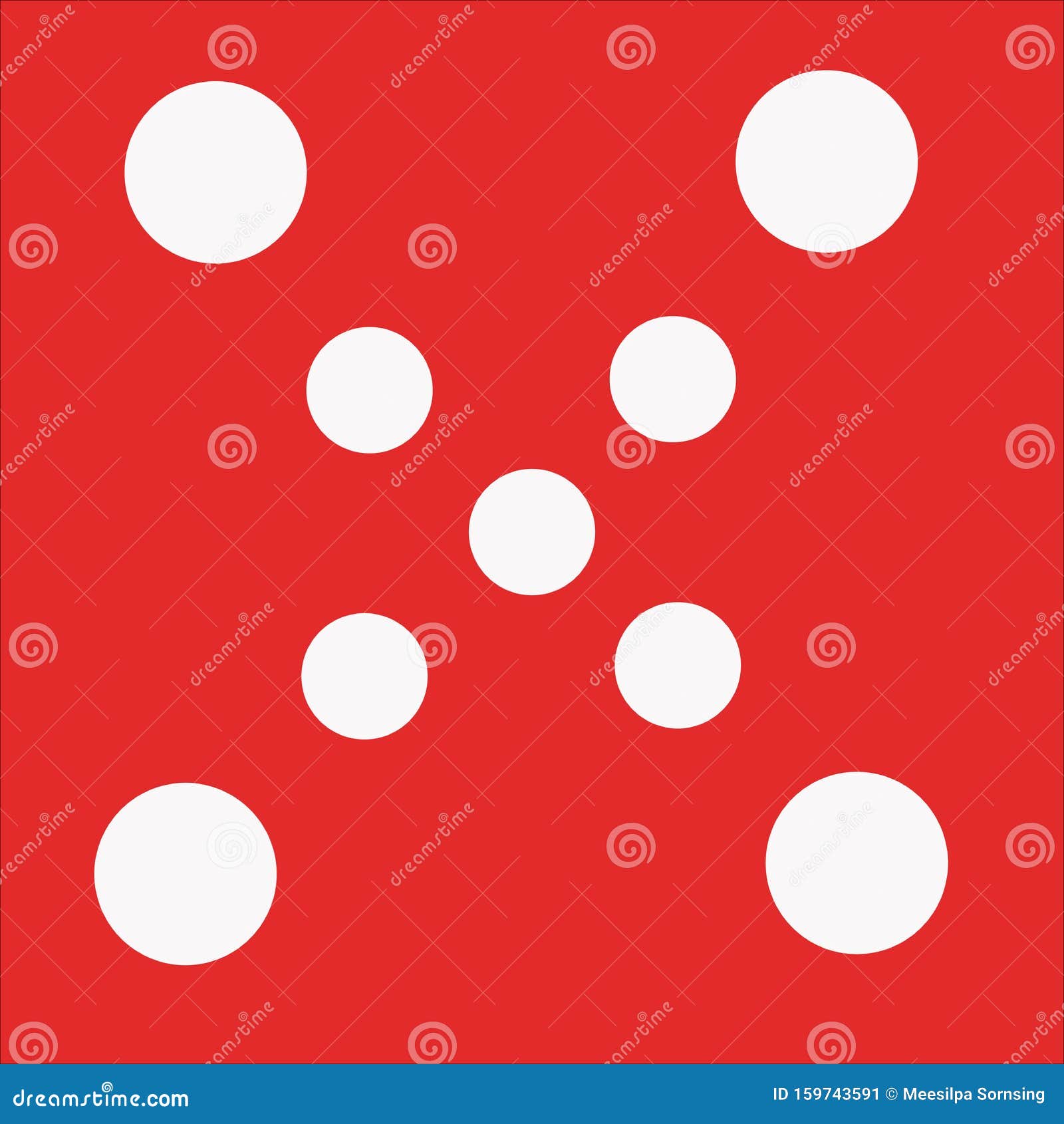 Red and White Abstract Background with Circle Blocks Stock Illustration ...