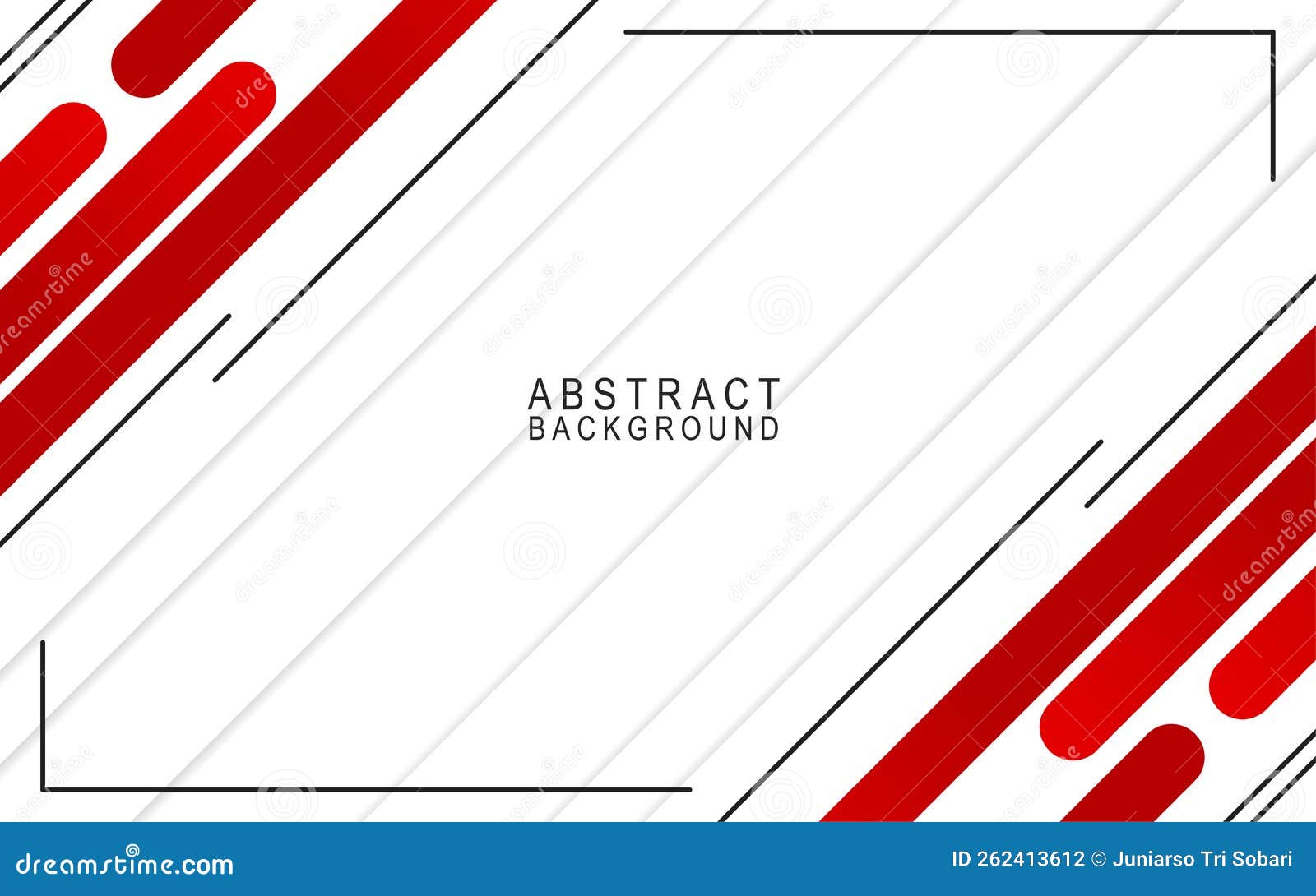 Red and White Abstract Banner Background Design Stock Vector ...