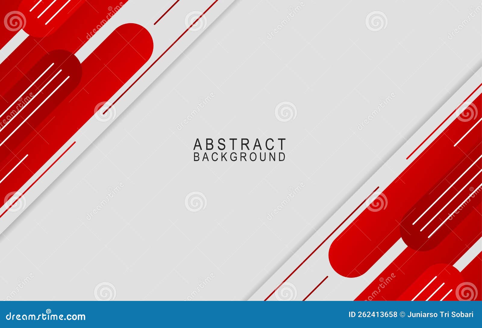 Red and White Abstract Banner Background Design Stock Vector ...
