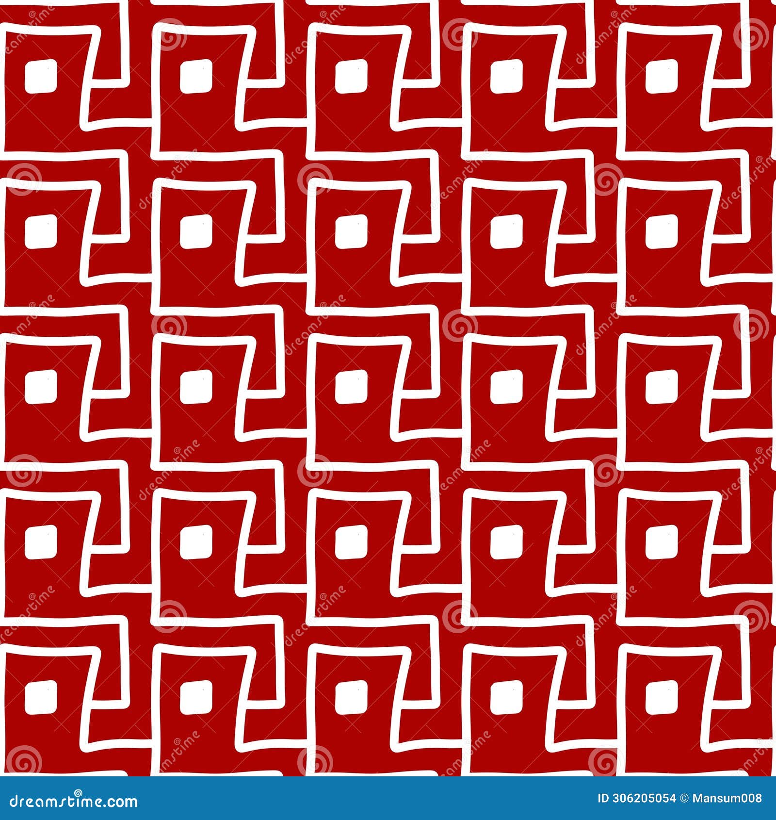 A Red and White Abstract Pattern Background, Seamless Stock ...