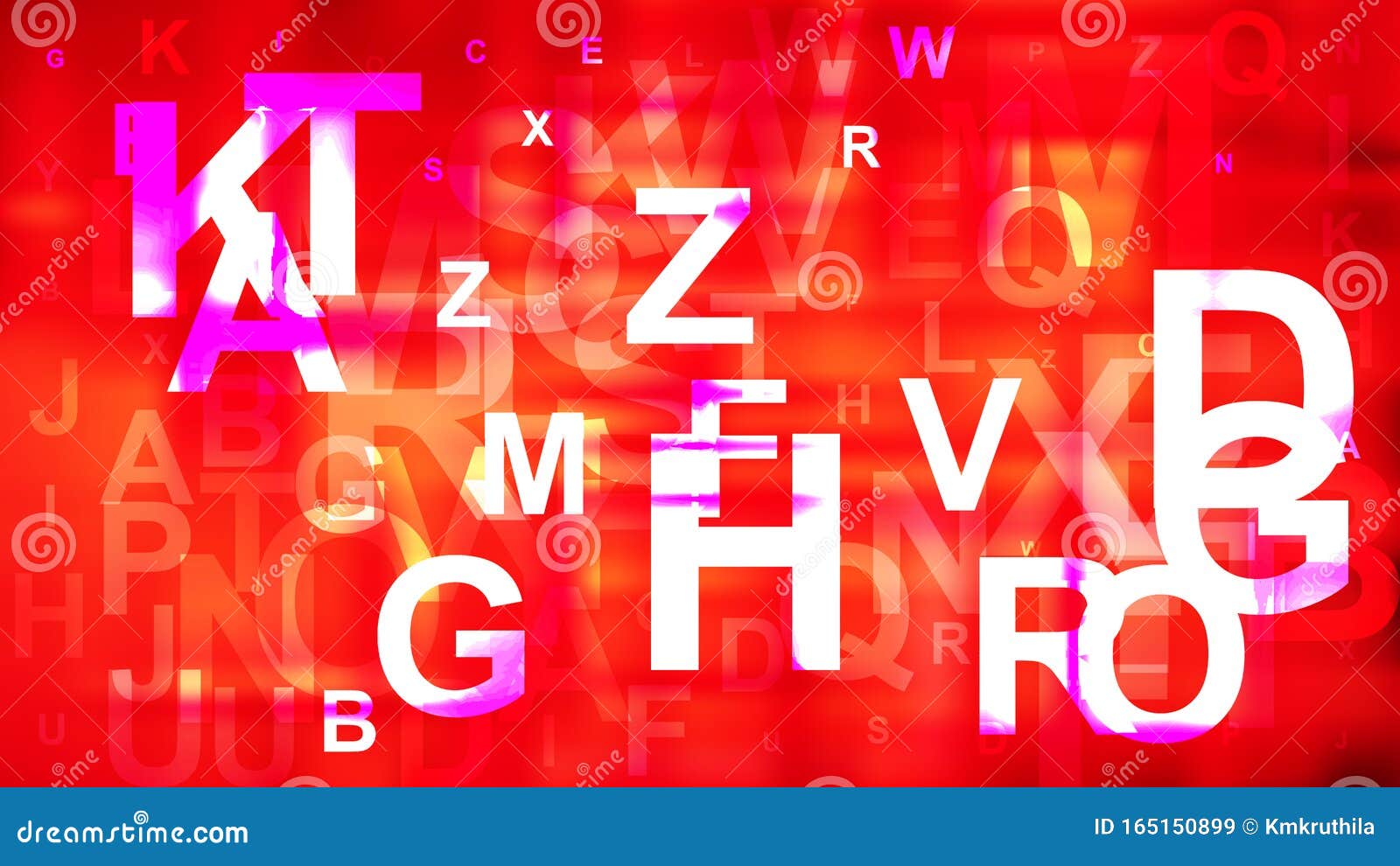 Red and White Alphabet Background Stock Vector - Illustration of ...