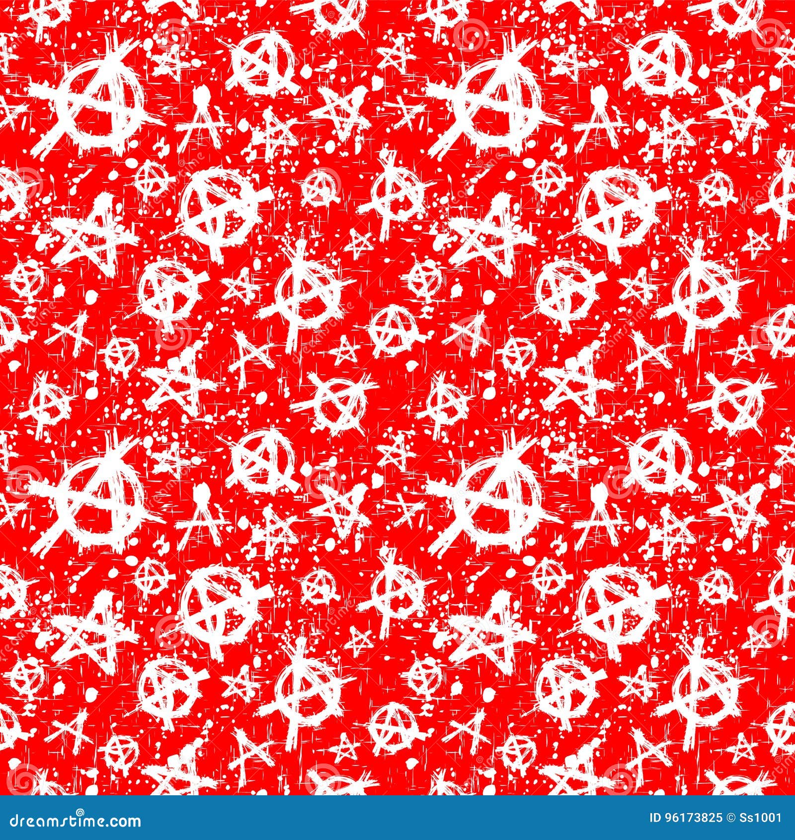 Red_white_anarchy_background Stock Vector - Illustration of roll ...