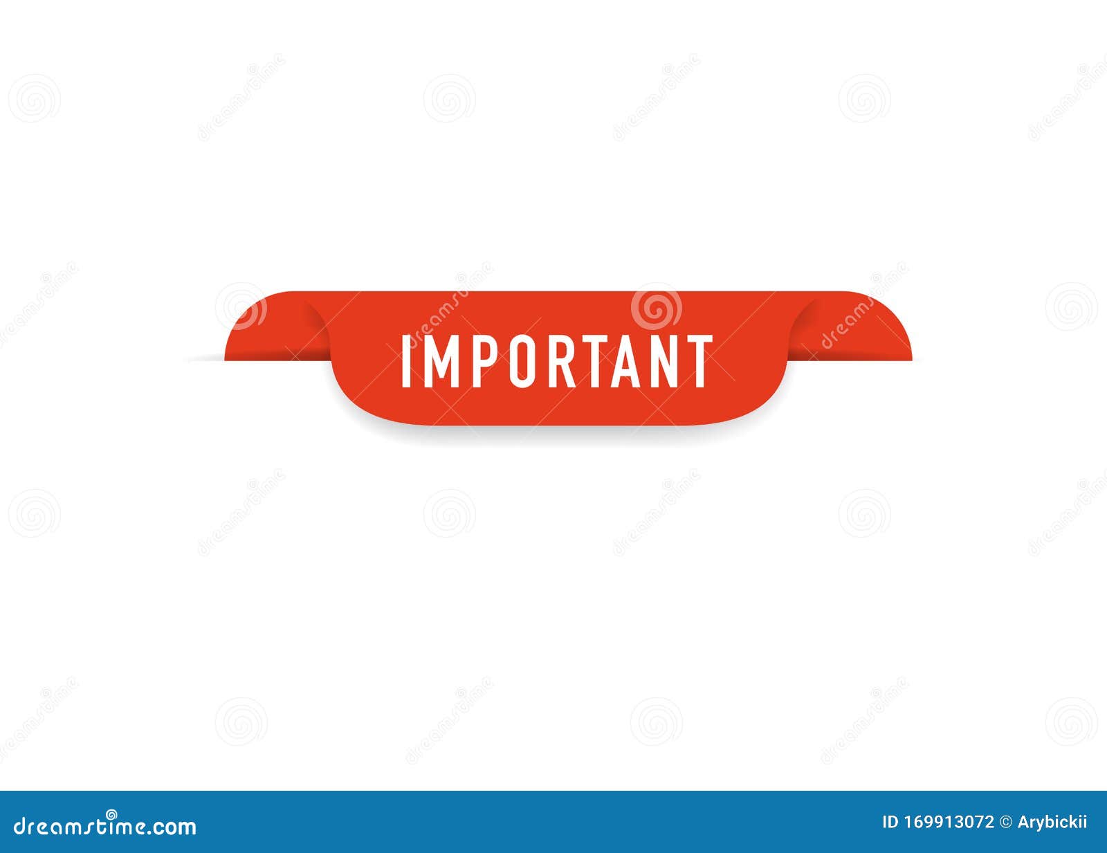 Important. Vector Illustration Banner Important With Exclamation Mark ...