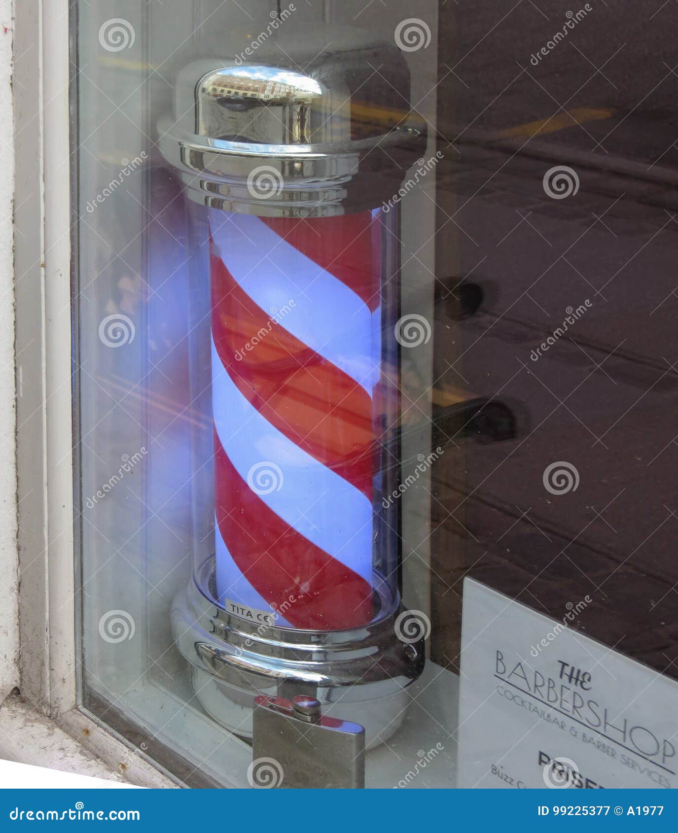 Red and White Barber`s Pole Editorial Photography - Image of background ...
