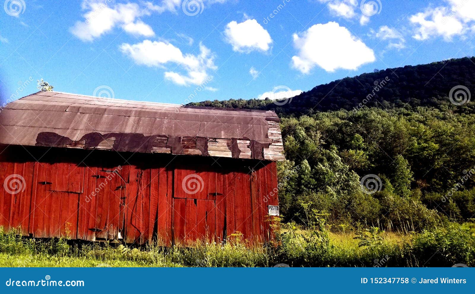 Red white and barn stock photo. Image of landscape, barn - 152347758