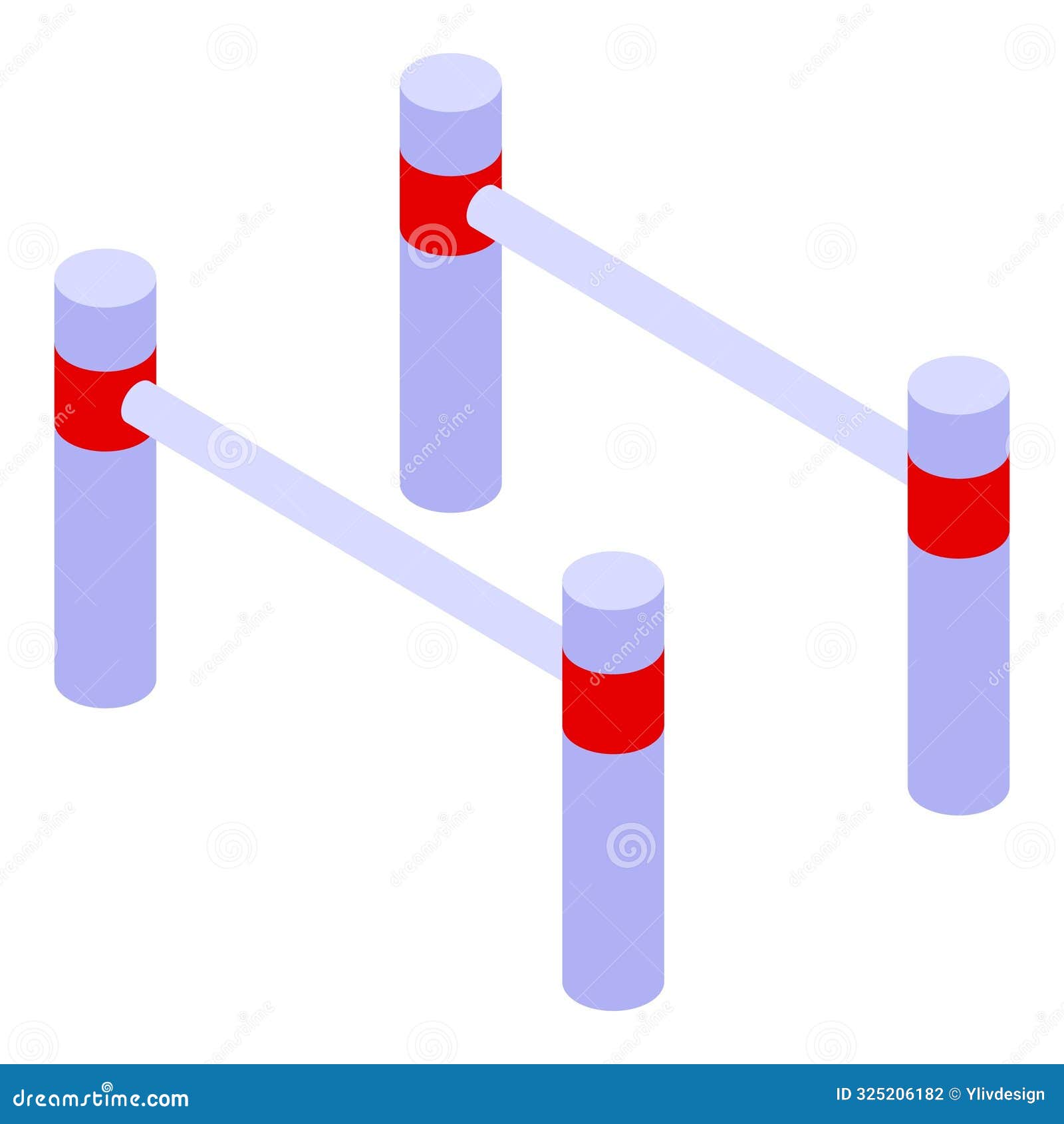 Red and White Barrier Gate Separating Access To Restricted Area Stock ...