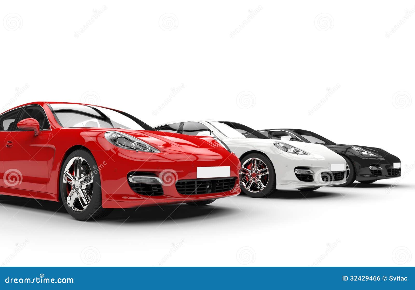Red White and Black Fast Cars Stock Illustration - Illustration of ...