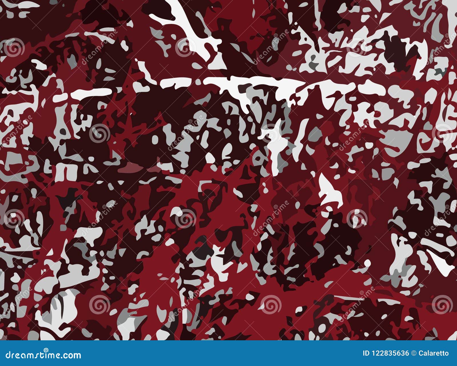 Red white blobs stock illustration. Illustration of background - 122835636