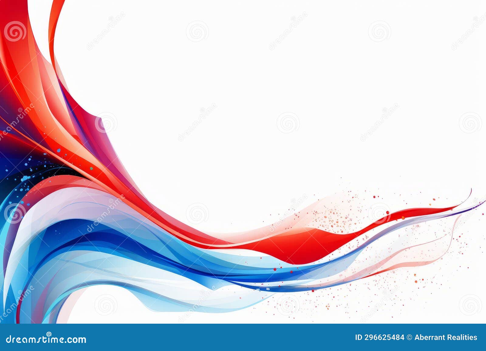 A Red White and Blue Abstract Background Stock Illustration ...