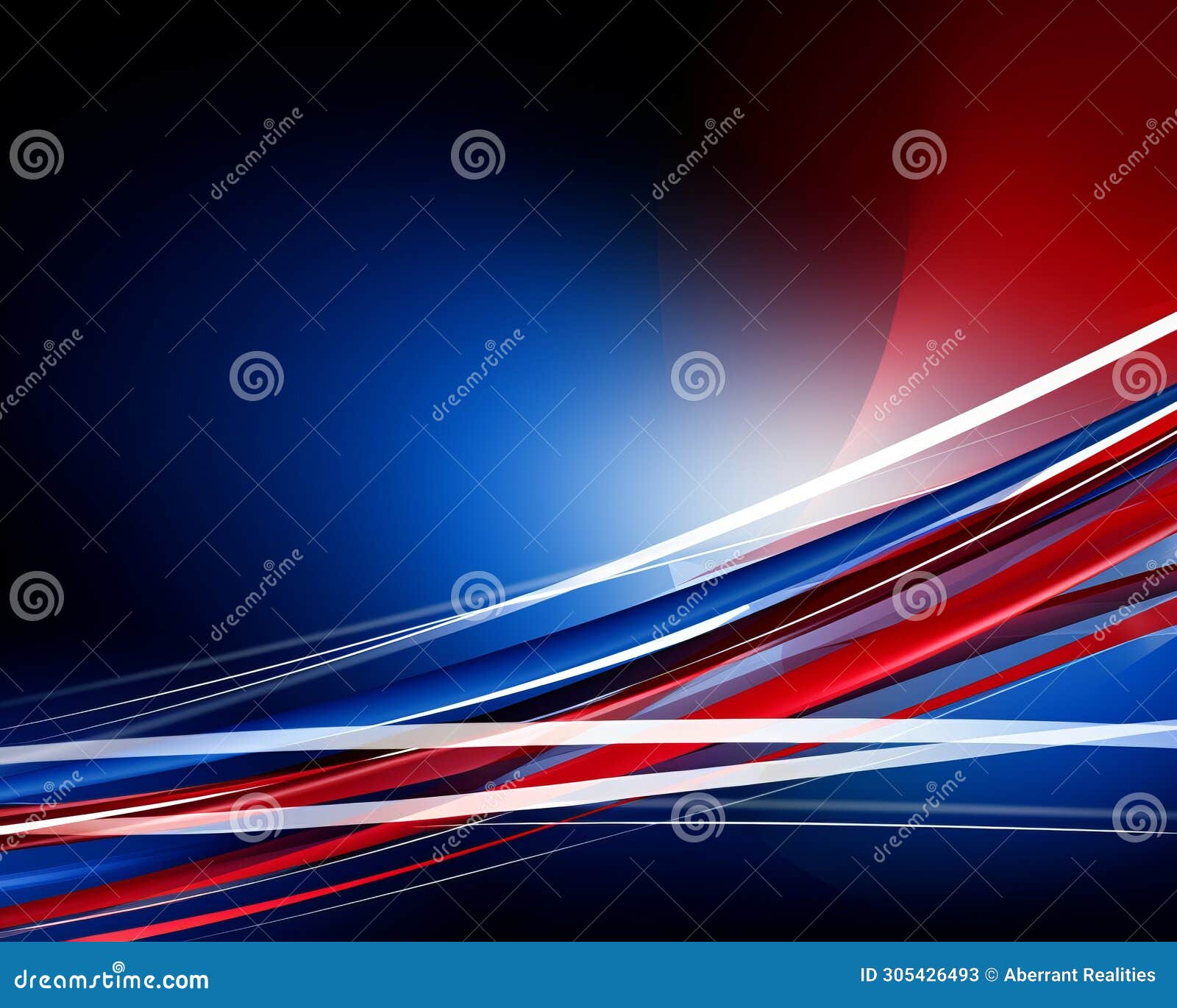 A Red White and Blue Abstract Background Stock Illustration ...