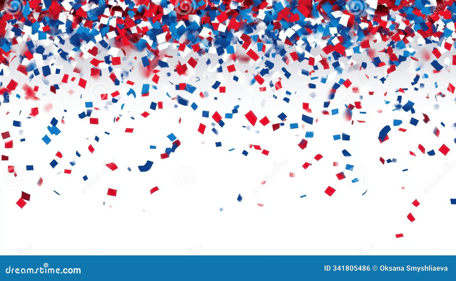 Red, White, and Blue Confetti Celebration Background Stock Photo ...
