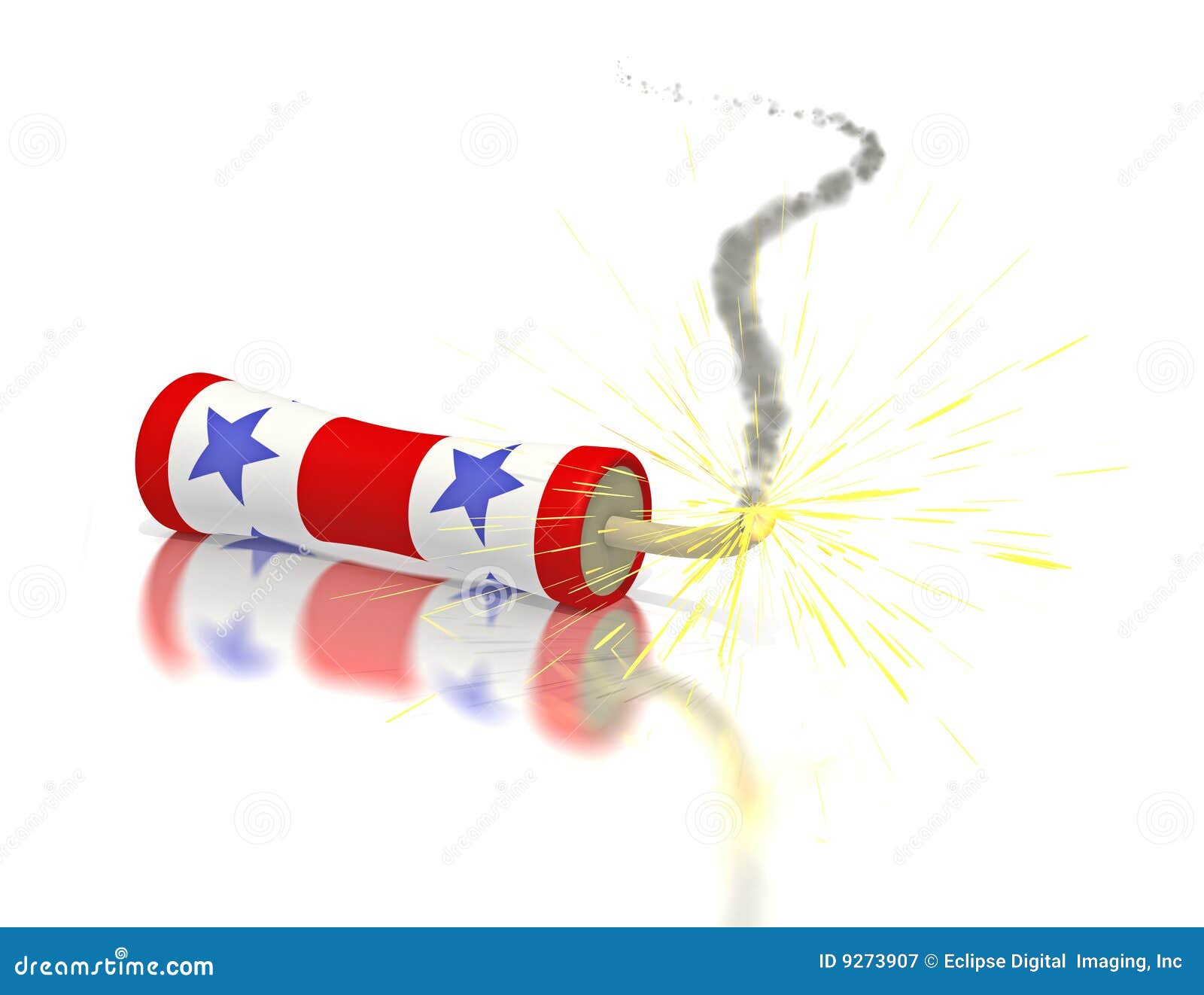 Blue Firecracker Cartoon Character With Nope Expression Vector ...