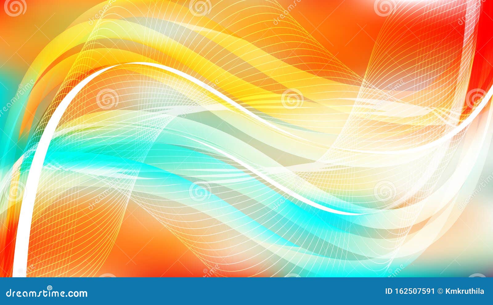 Red White and Blue Flow Curves Background Vector Image Stock Vector ...