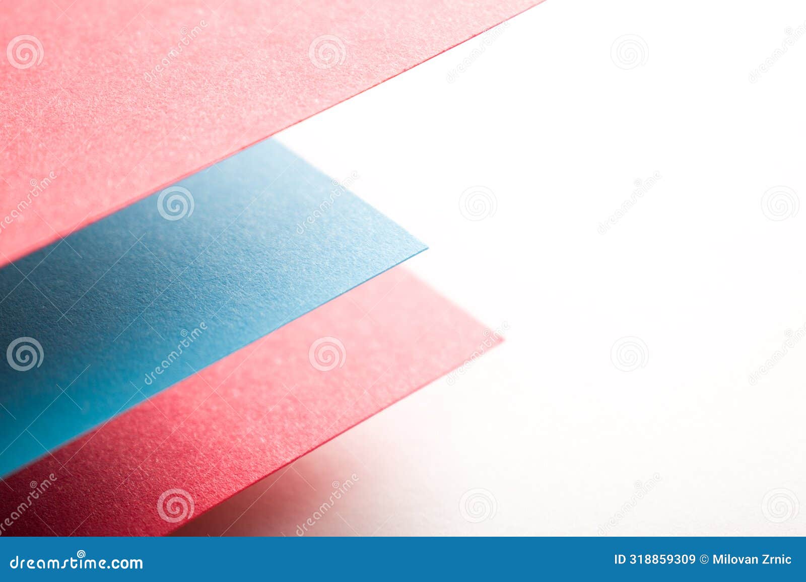 Red, White and Blue Geometric 3d Background Stock Image - Image of ...