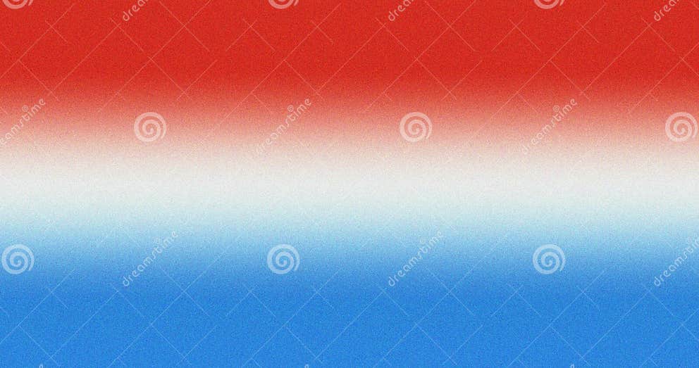 Red, White and Blue Gradient Background with Grainy Noise Texture ...