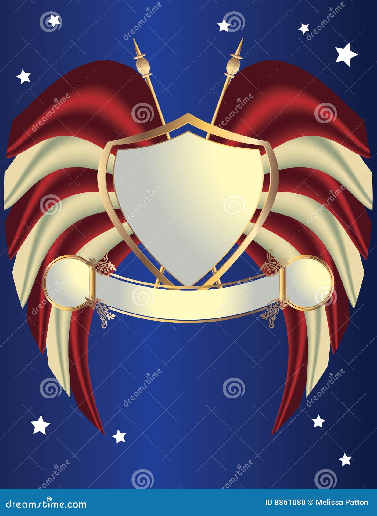 Red White And Blue Shield Logo