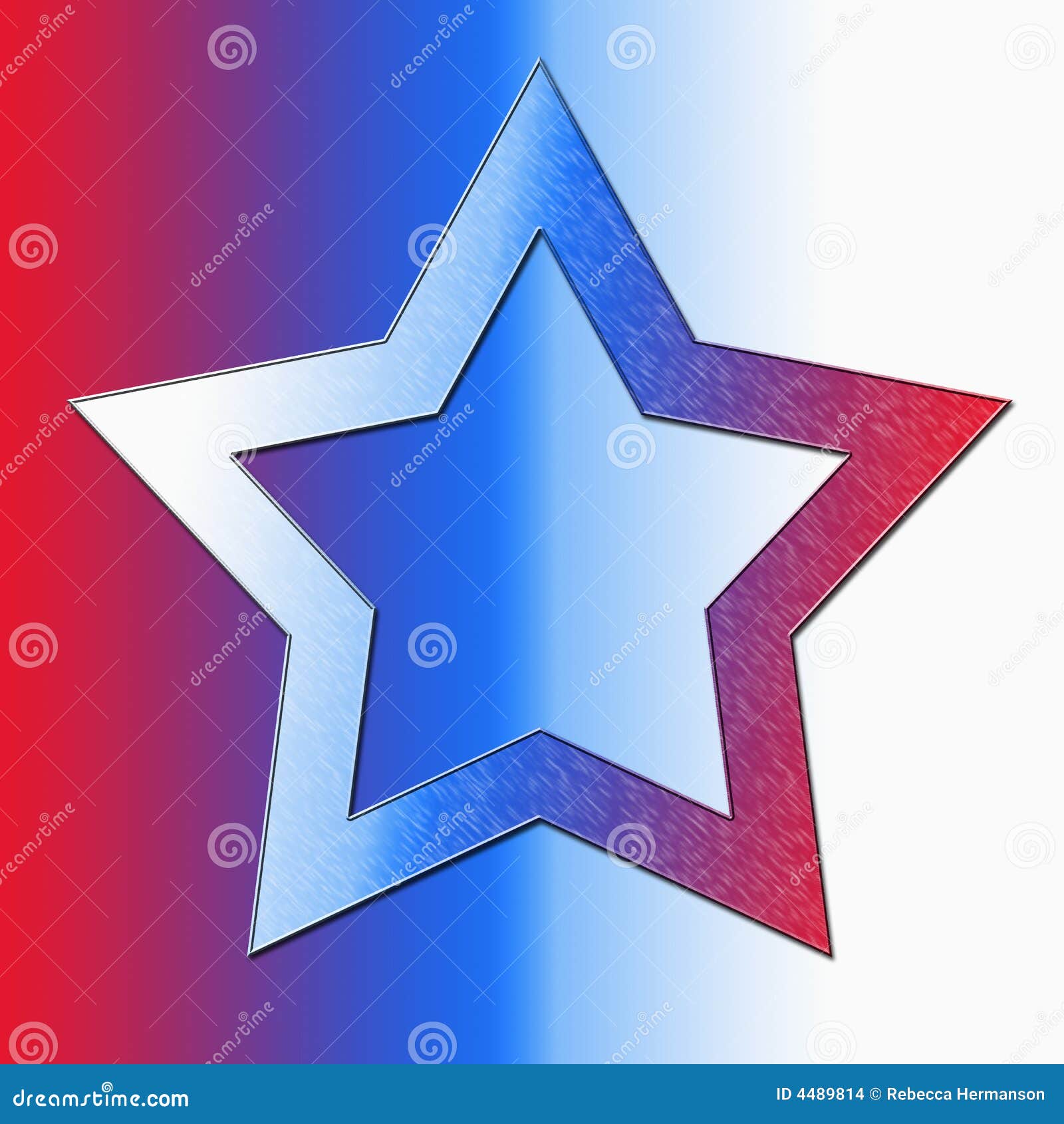 Red White Blue Star stock illustration. Illustration of background ...