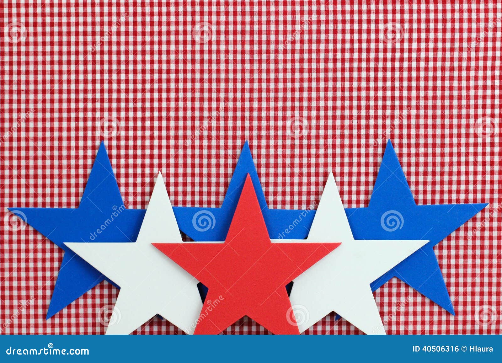 Red Checkered Menu Border