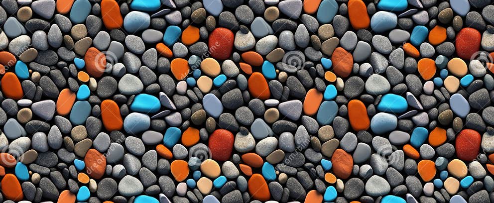 Red White and Blue Stones for Seamless Pattern Background Stock ...