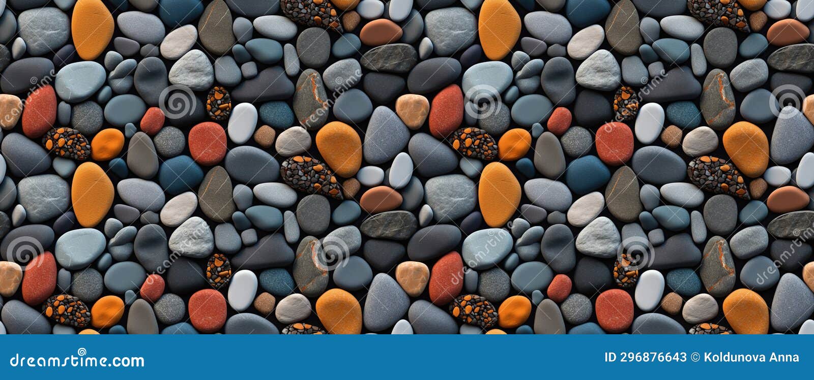 Red White and Blue Stones for Seamless Pattern Background Stock Image ...