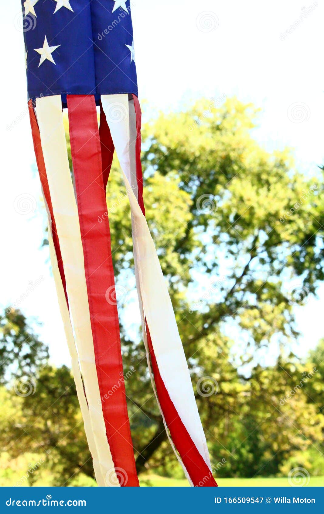 Patriotic Wind Sock stock image. Image of patriotic - 166509547