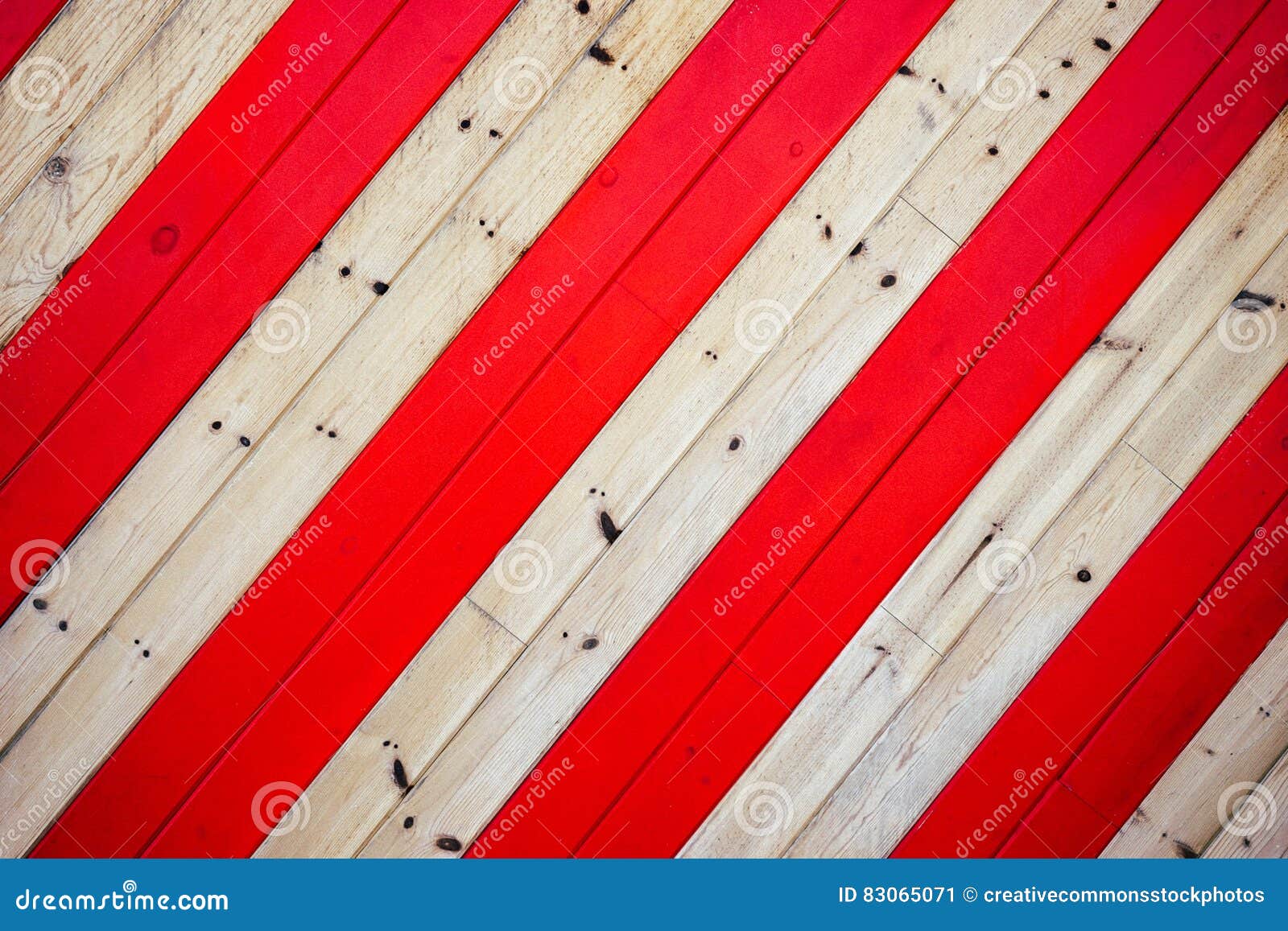 Red And White Boards Picture. Image: 83065071