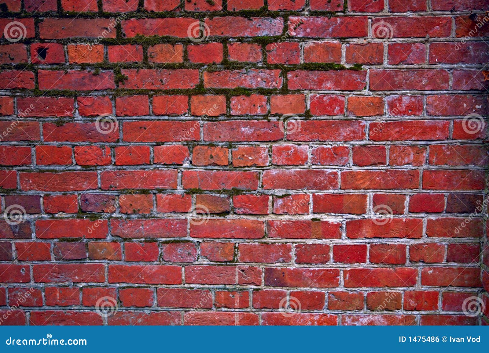 A red-white brick wall stock photo. Image of grunge, wall - 1475486