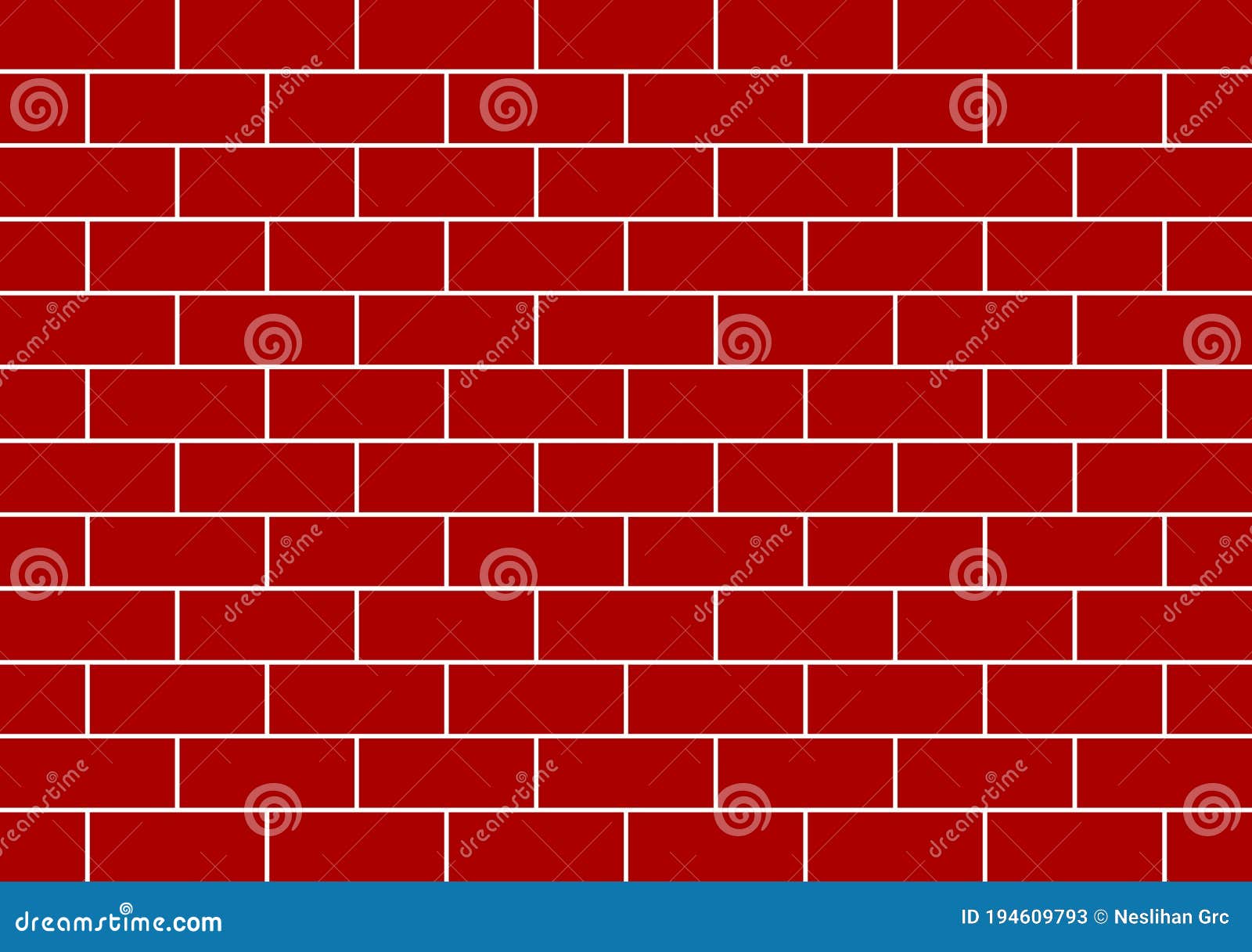 Red and White Simple Tile Illustration. Stock Illustration ...