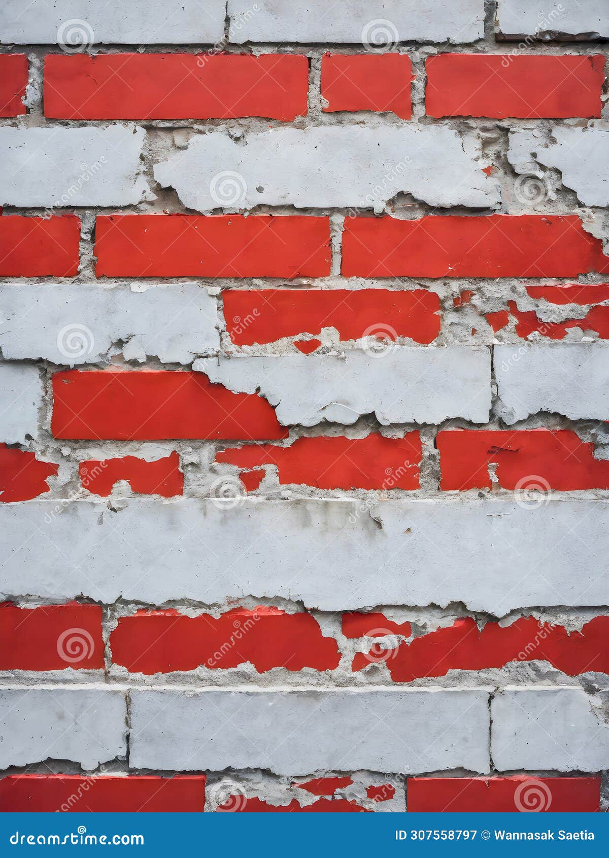 Red and White Brick Wall Texture. Stock Illustration - Illustration of ...