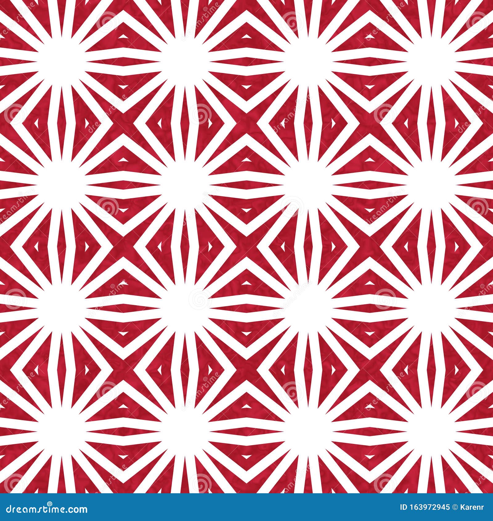 Red and White Burst Abstract Geometric Seamless Textured Pattern ...