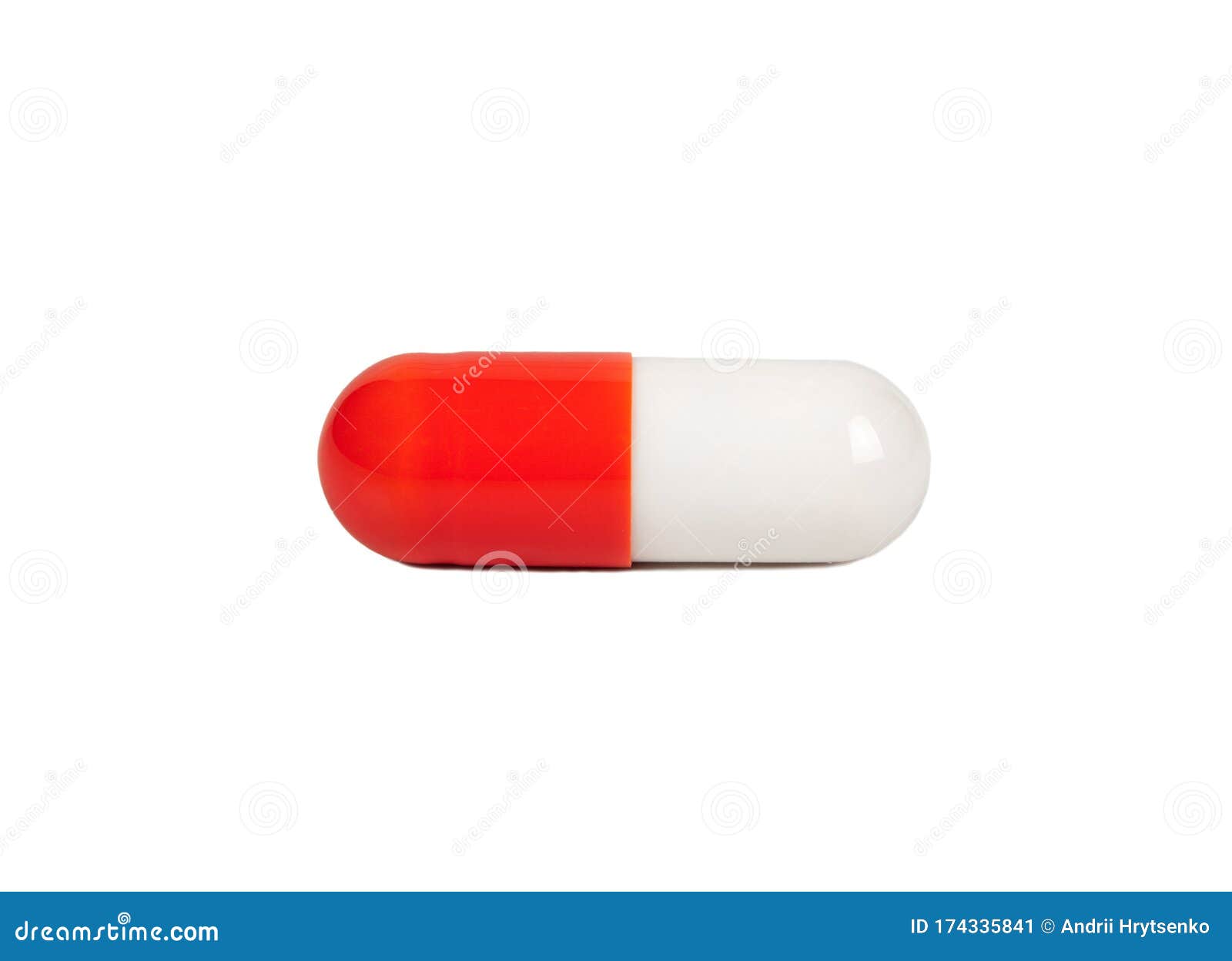 Red and white capsules stock image. Image of colorful - 174335841