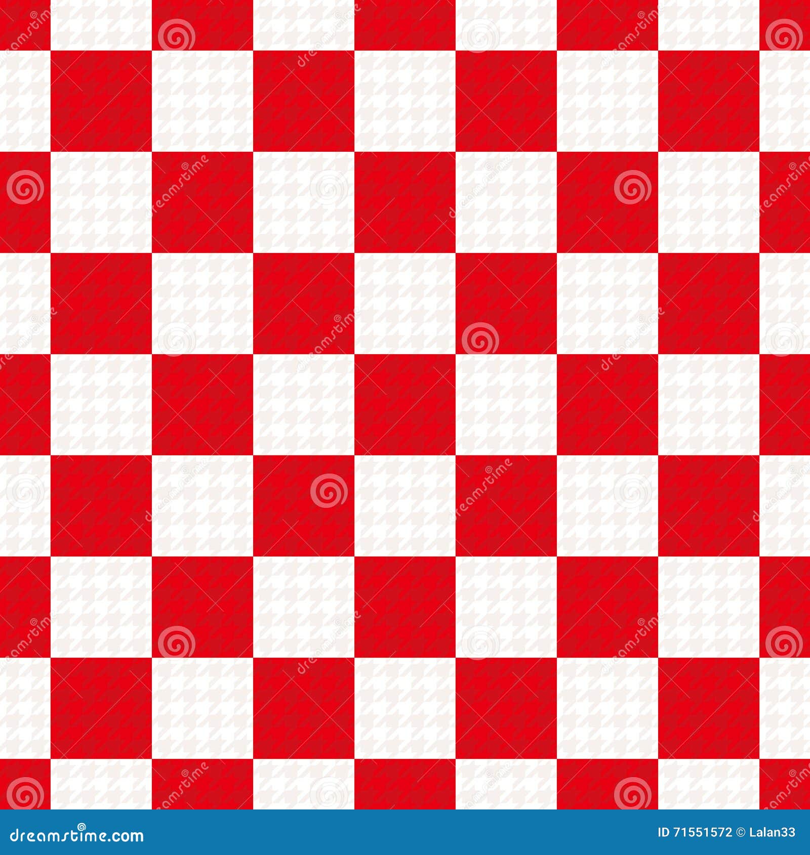 Red and White Check Pattern with Houndstooth Design. Stock Vector ...