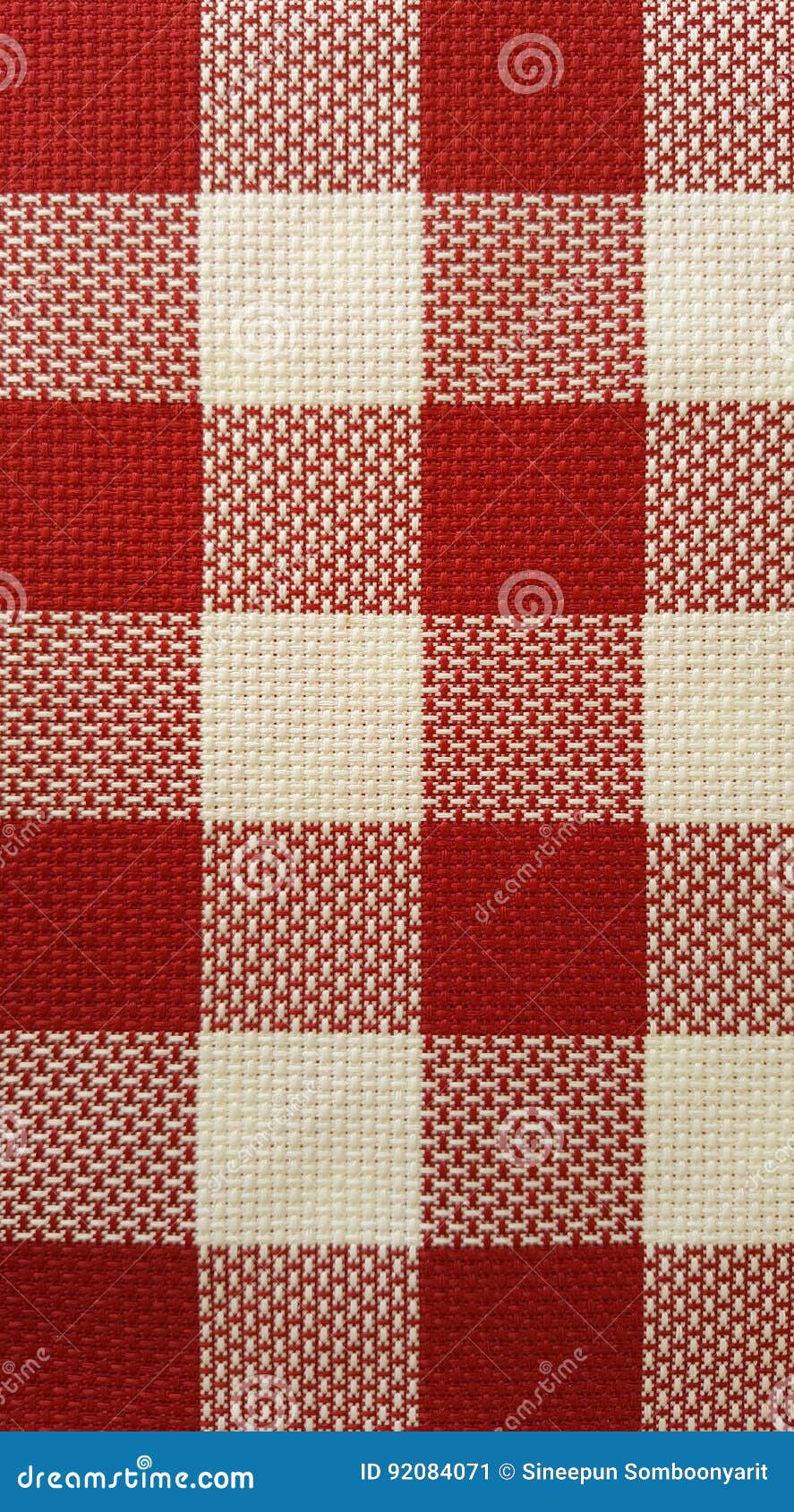 Red and White Checker Board Fabric Stock Image - Image of fabric ...