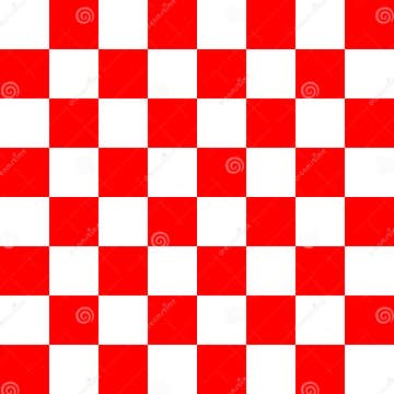 Red and White Checker Texture Pattern Stock Vector - Illustration of ...