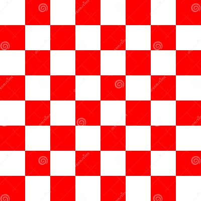 Red and White Checker Texture Pattern Stock Vector - Illustration of ...