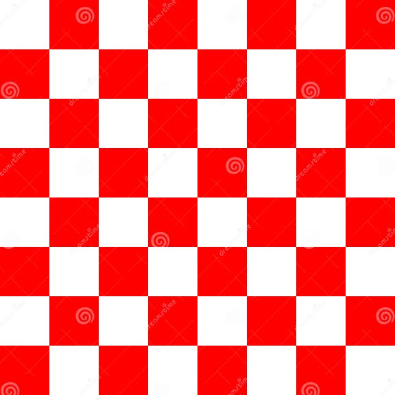 Red and White Checker Texture Pattern Stock Vector - Illustration of ...