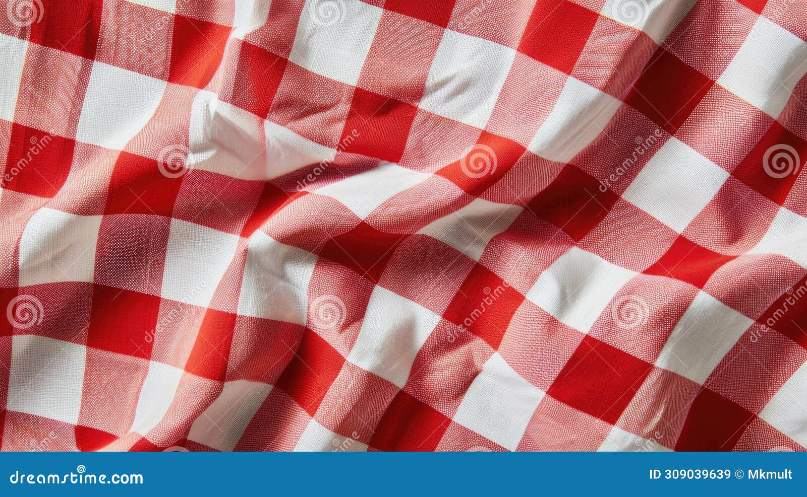 Red and White Checkered Fabric Stock Image - Image of pattern ...