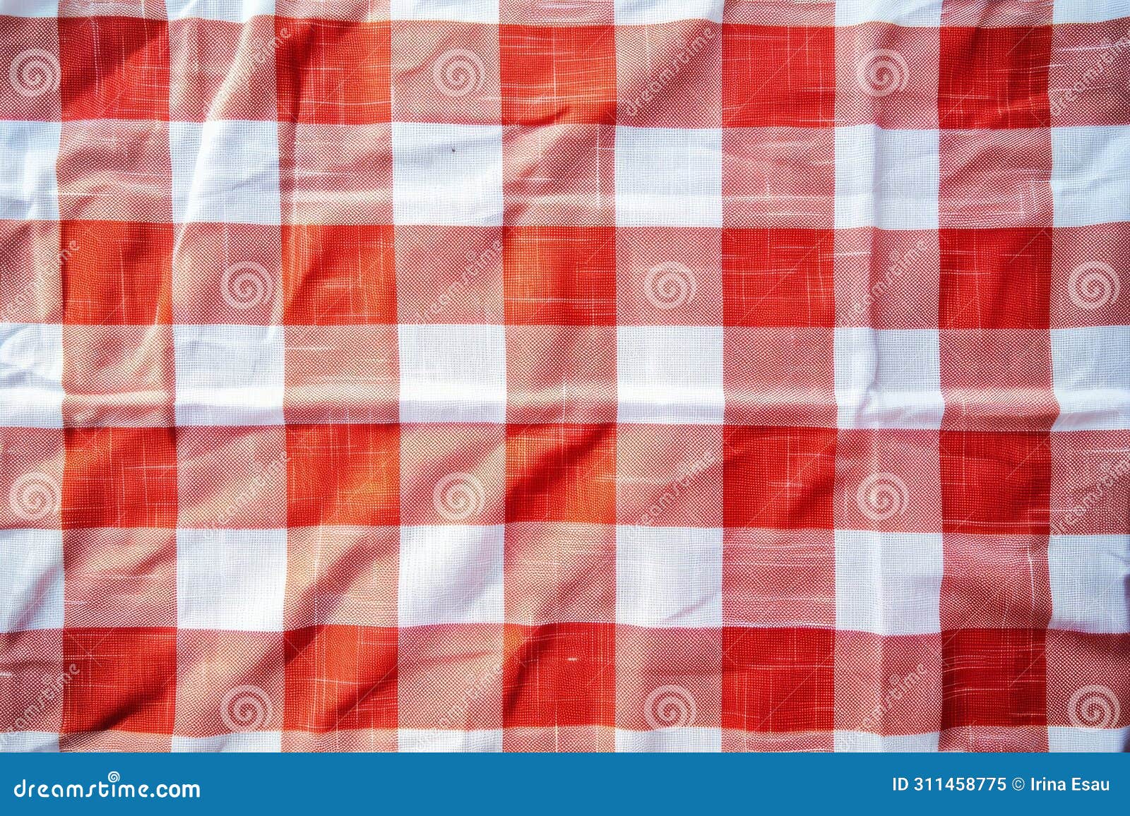 Red and White Checkered Fabric Texture Stock Image - Image of tartan ...