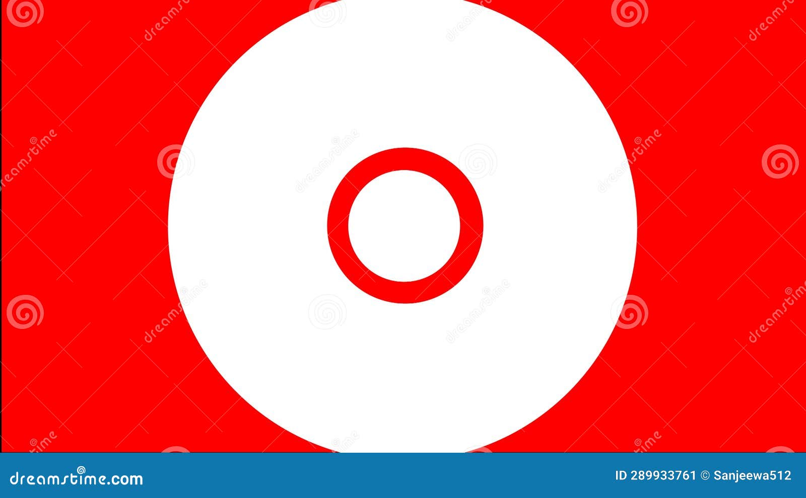 Red and White Circle Shapes Animation Footage for Presentation Banner ...
